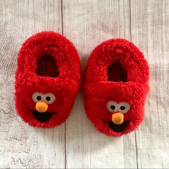 Sesame Street | Shoes | Sesame Street Red Elmo Slippers Size 5 | Poshmark